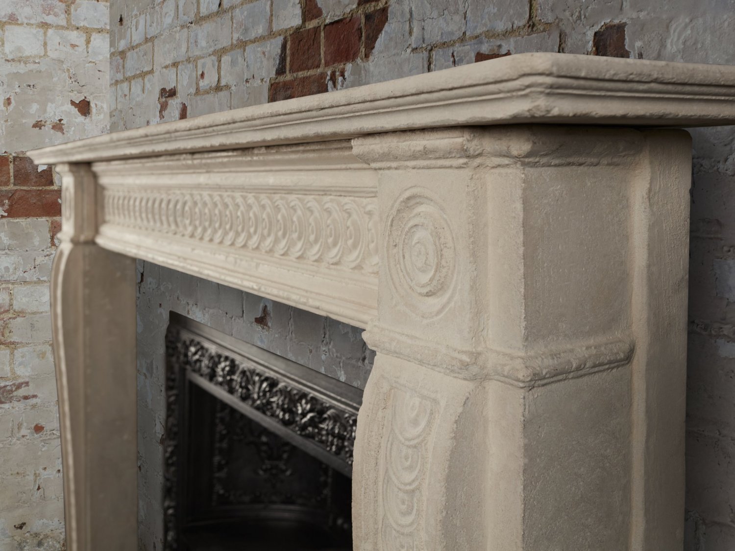Antique Georgian stone surround - Renaissance London