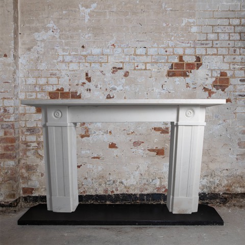 Original Late 18th century marble bulls eye - Renaissance London