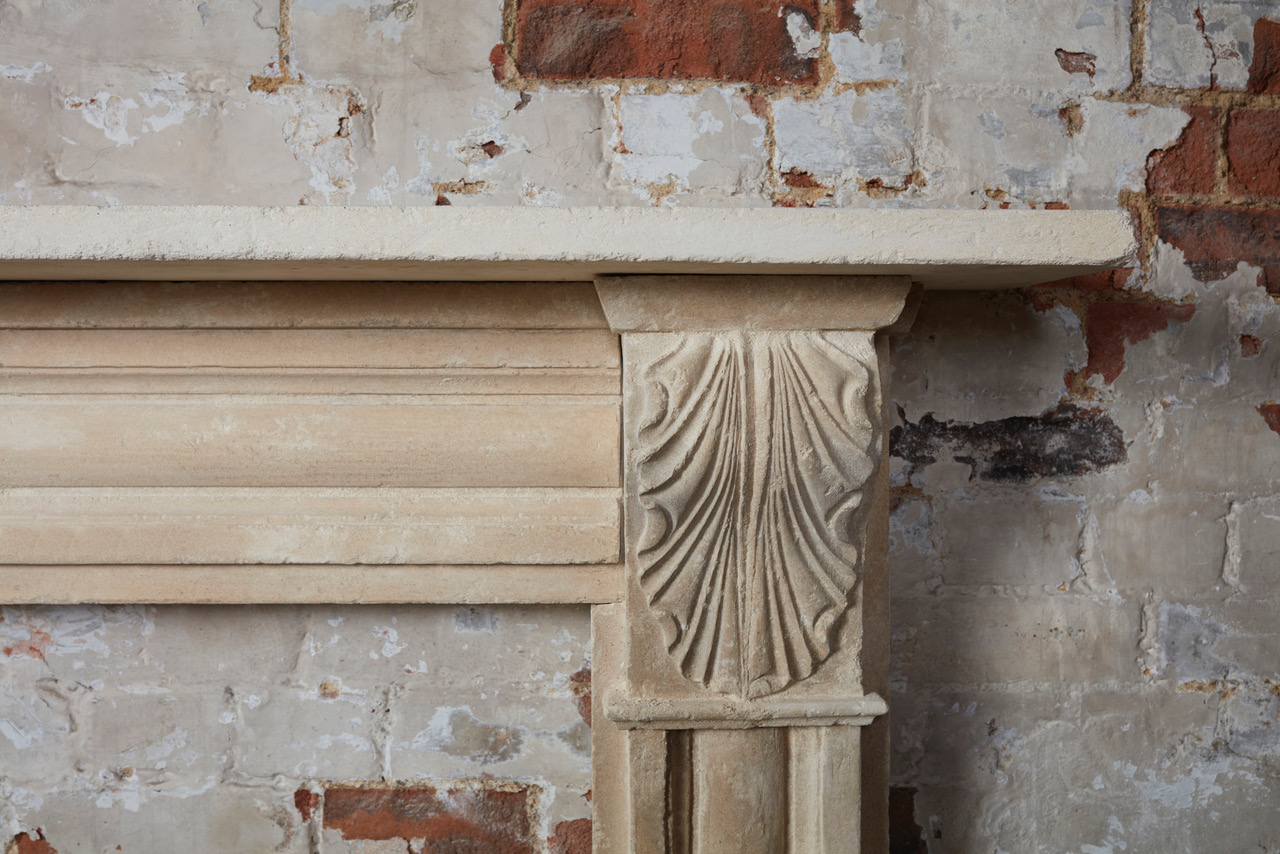 A stunning carved antique Georgian stone corbel - Renaissance London
