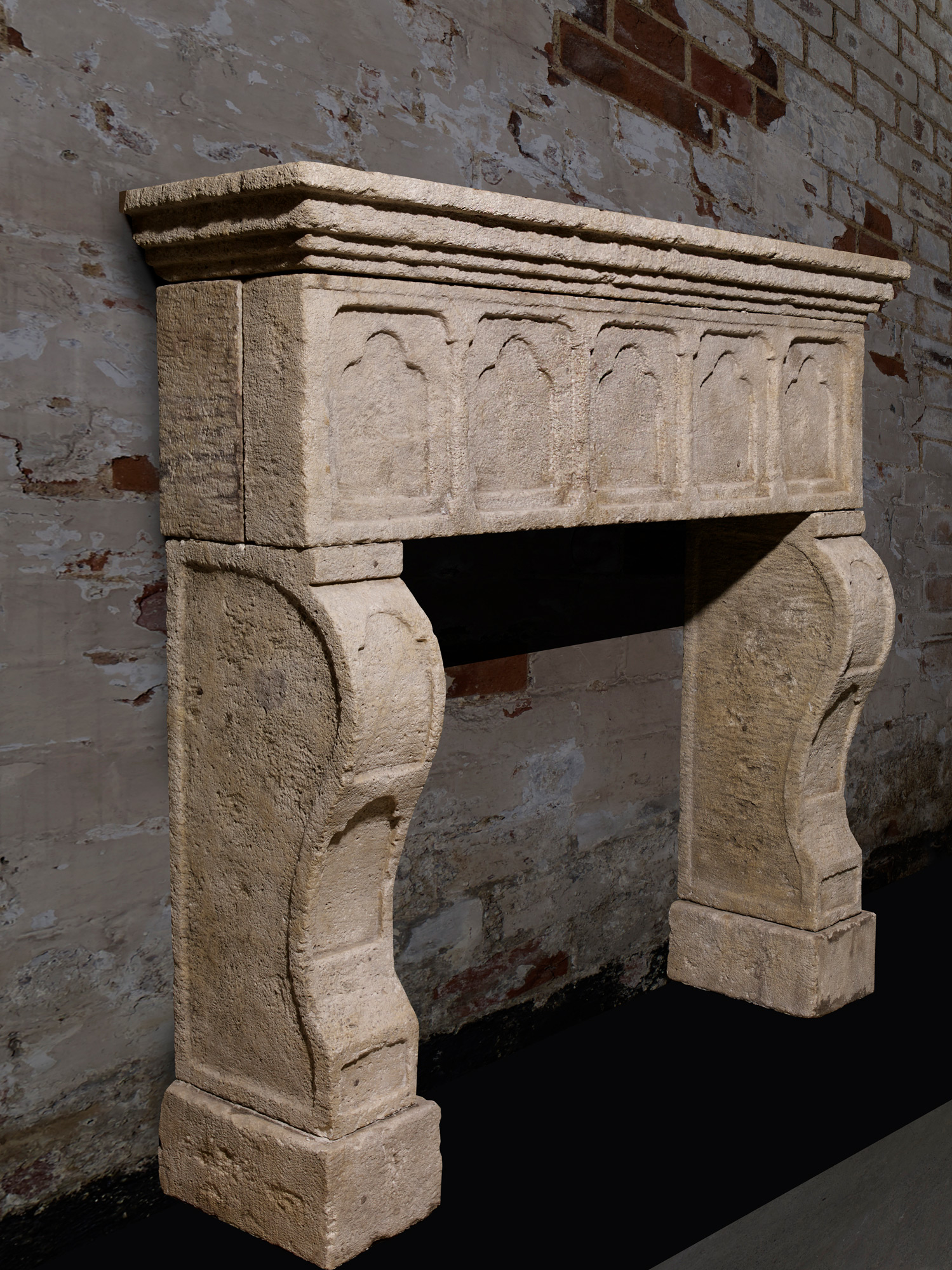 Antique 19th century Italian fireplace - Renaissance London