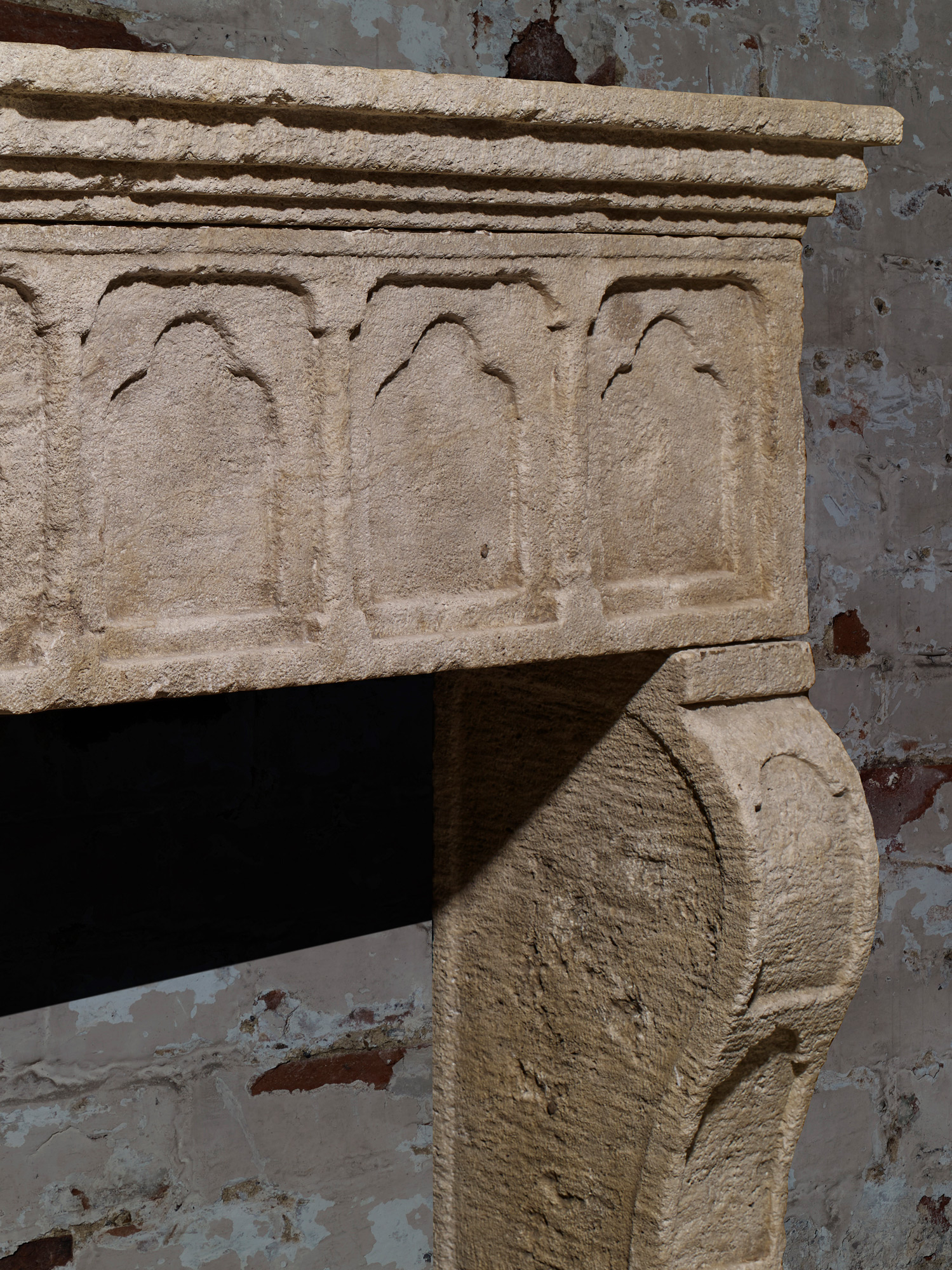 Antique 19th century Italian fireplace - Renaissance London